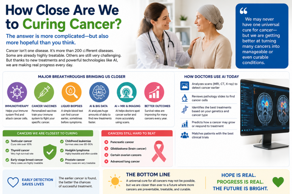 How Close Are We to Curing Cancer? Cancer Drugs, New Treatments, and ...